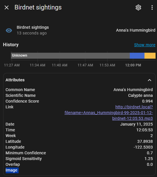 Integrating BirdNET-Pi with Home Assistant Using MQTT - Rhett.cc